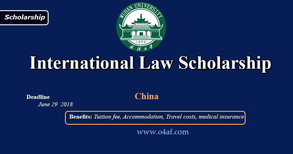 China MOC Scholarship for master degree in international law and ...