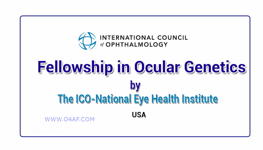 The ICO-National Eye Health Institute Fellowship in Ocular Genetics