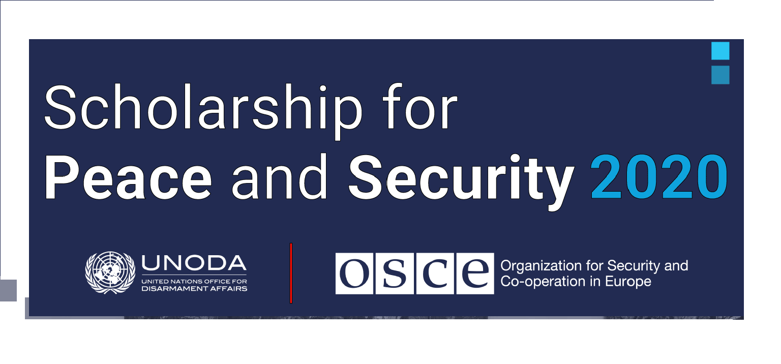Scholarship for Peace & Security 2020 by United Nations Office for ...
