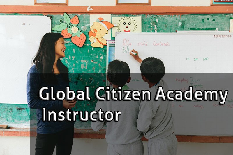 Global Citizen Academy Instructor 2020 | O4af.com | Opportunities for ...