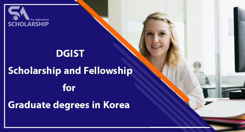 DGIST Scholarship and Fellowship for Graduate degree in Korea | O4af.com | Opportunities for ...