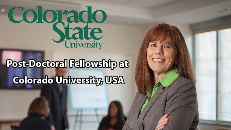 Post-Doctoral Fellowship at Colorado University, USA | O4af.com ...