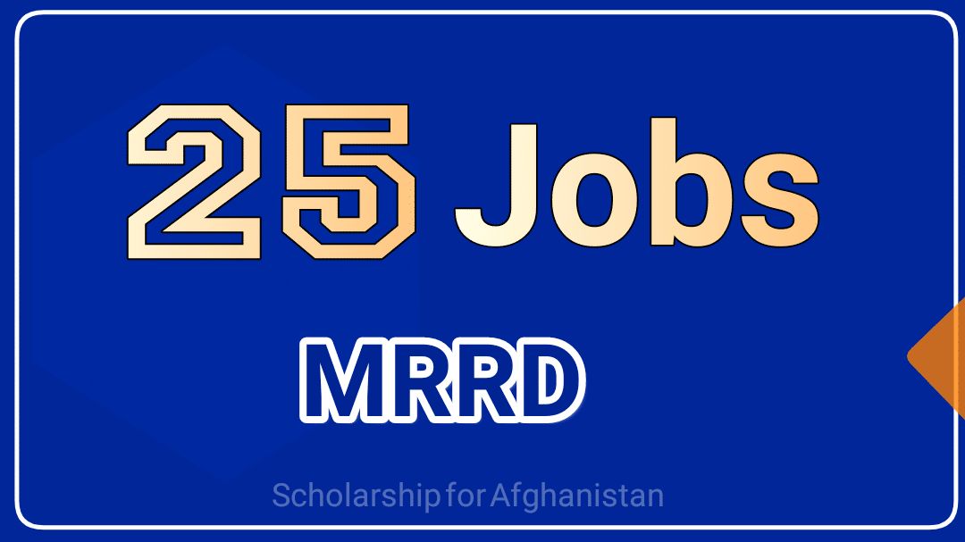25 Vacancies (of Ranks 3, 4 & 6) Announced by at MRRD in Kabul | O4af ...
