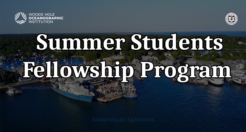 WHOI 2021 ‘Summer Students Fellowship Program’ for International ...