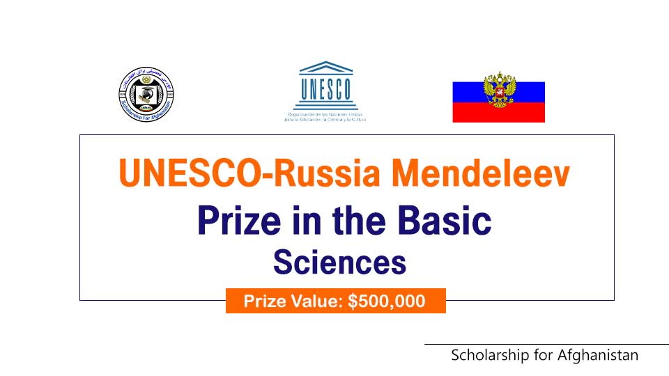 UNESCO-Russia Mendeleev International Prize in the Basic Sciences ...