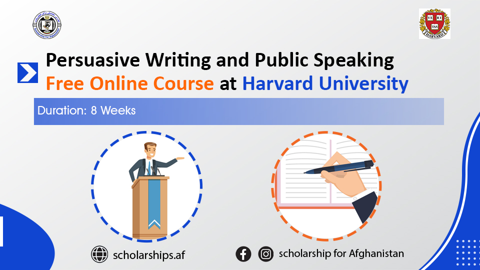 Persuasive Writing and Public Speaking Free Online Course by Harvard ...
