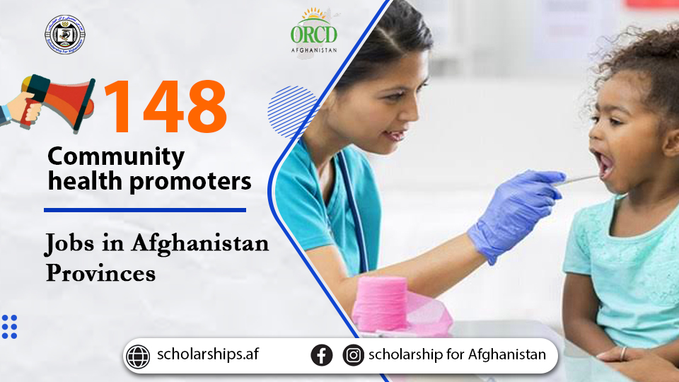 148 community health promoters jobs in Afghanistan provinces | O4af.com ...