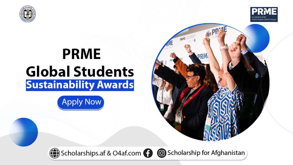 PRME Global Students Sustainability Awards 2024 | O4af.com | Opportunities for Afghanistan